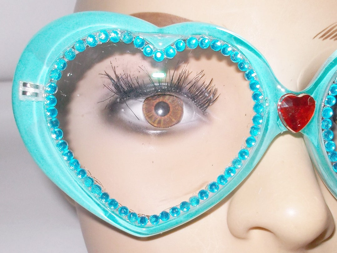2.50 Reading Glasses Fabulous Teal Heart Shaped Readers With Teal ...