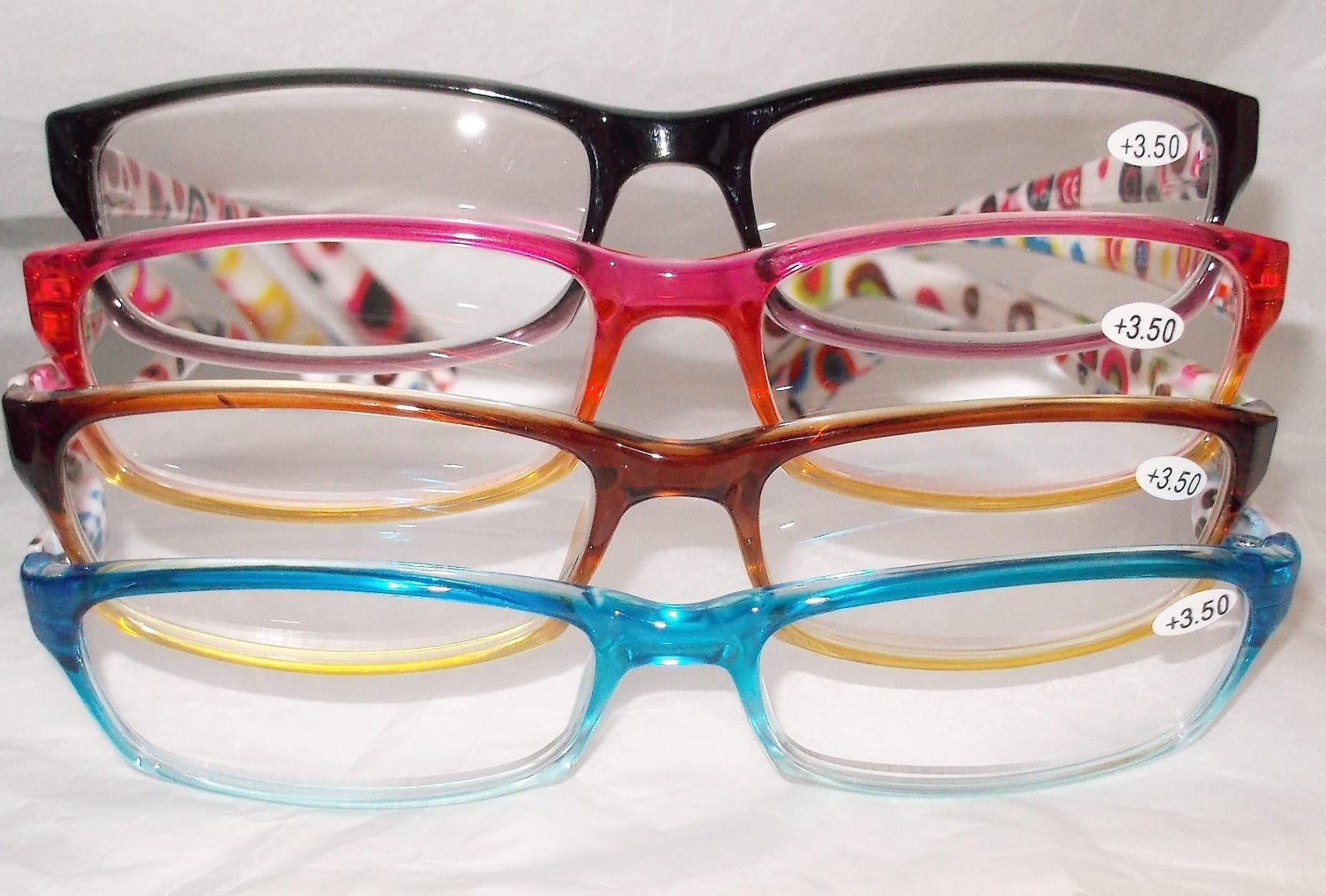4 Pack of Readers SALE 4 Polka Dot Printed Reading Glasses: Spring ...