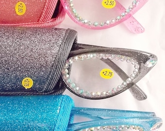 Glitter Reading Glasses - Etsy
