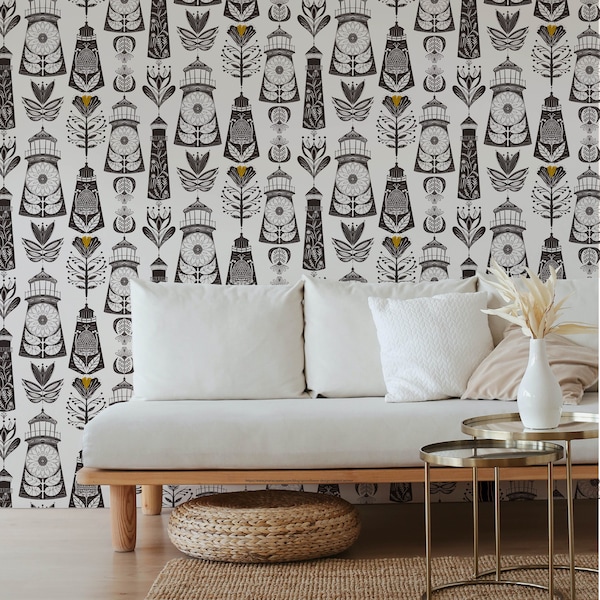Scandi Wallpaper - Etsy