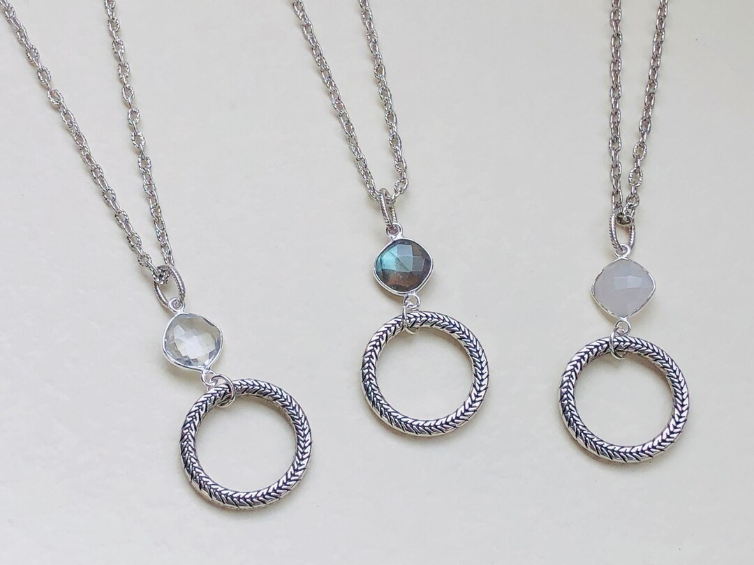 Long Necklace With Pendant Long Necklaces for Women Gemstone - Etsy