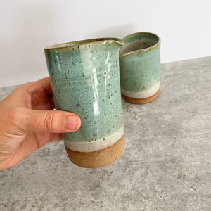 Ceramic Milk Pitcher Handcrafted Milk Creamer Jug Ceramic - Etsy