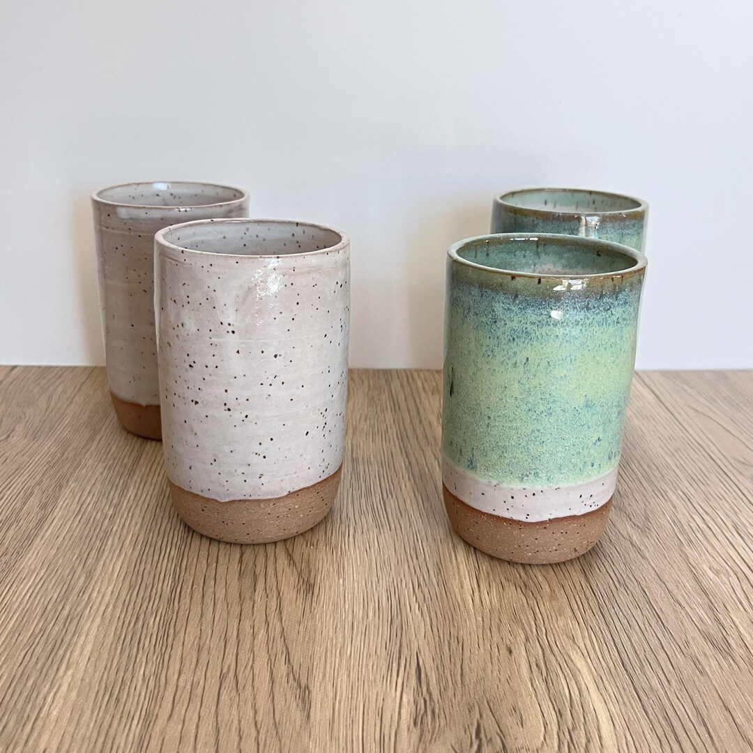 Ceramic Wine Tumblers Set, Ceramic Tumblers, Gift for Wine Lovers. - Etsy