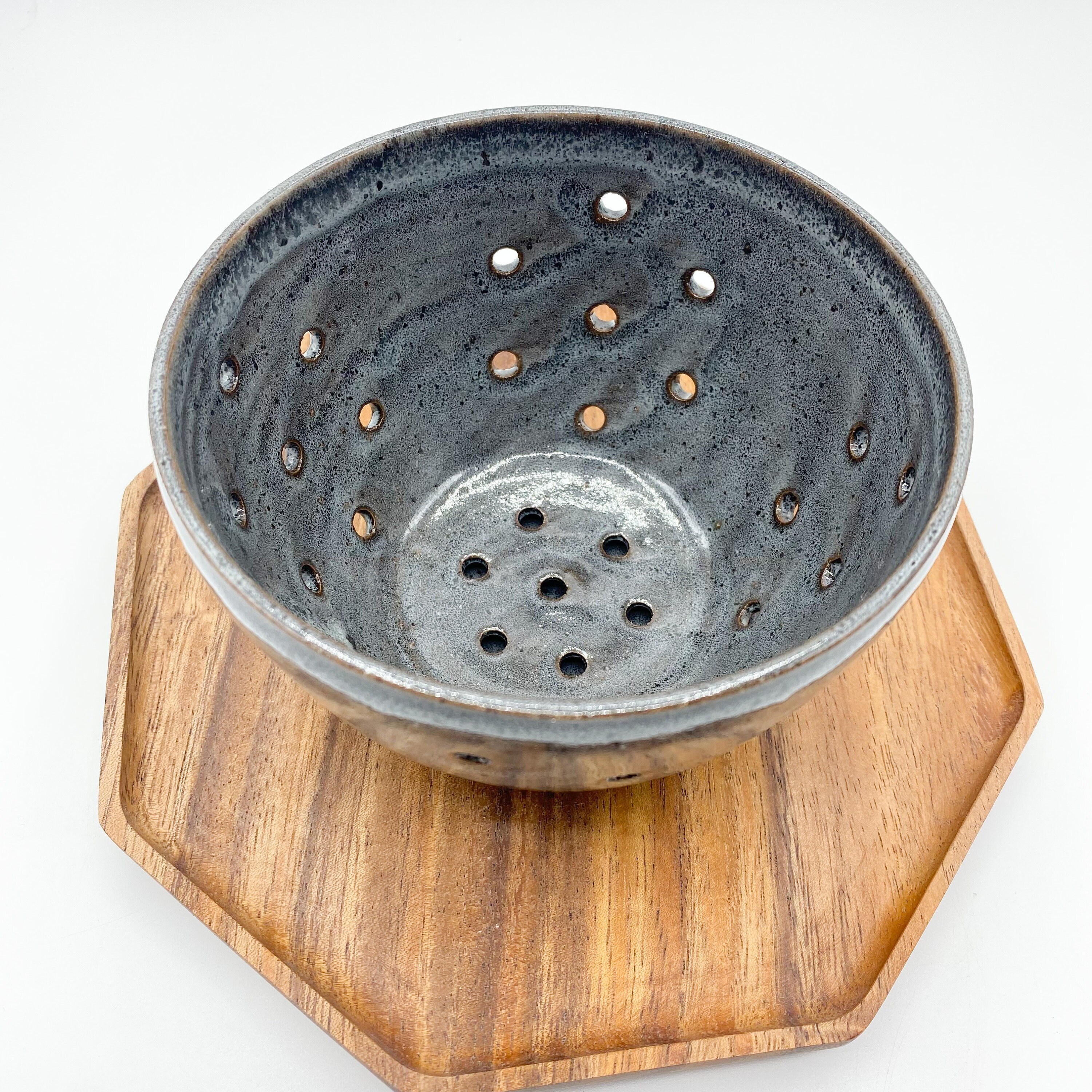 Ceramic Colander Ceramic Berry Bowl Modern Rustic Home | Etsy