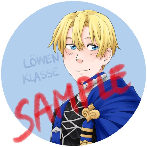 FE3H: Dimitri Academy/timeskip Pin 53mm - Etsy