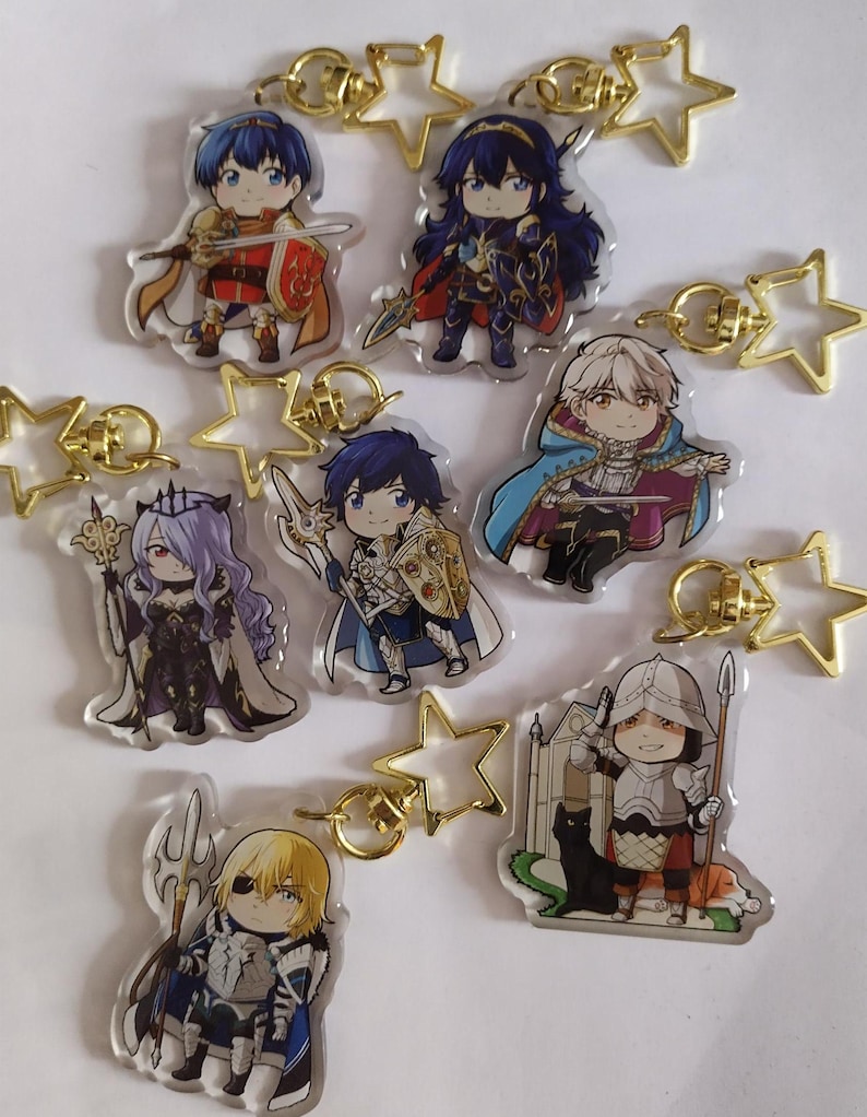 Fire Emblem Acrylic Chibi Mini Keychains Choose Your Legend Cyl Winners ...