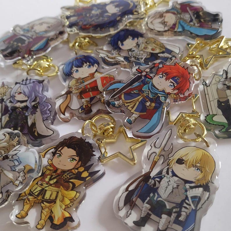 Fire Emblem Acrylic Chibi Mini Keychains Choose Your Legend Cyl Winners ...