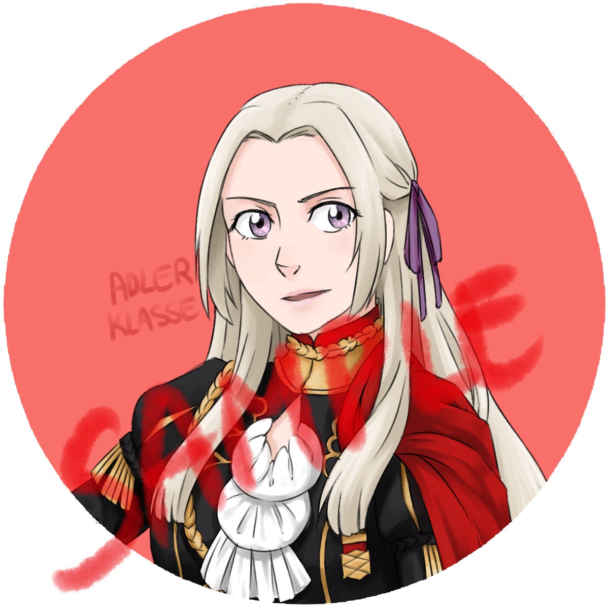 FE3H: Edelgard Academy/timeskip Pin 53mm - Etsy