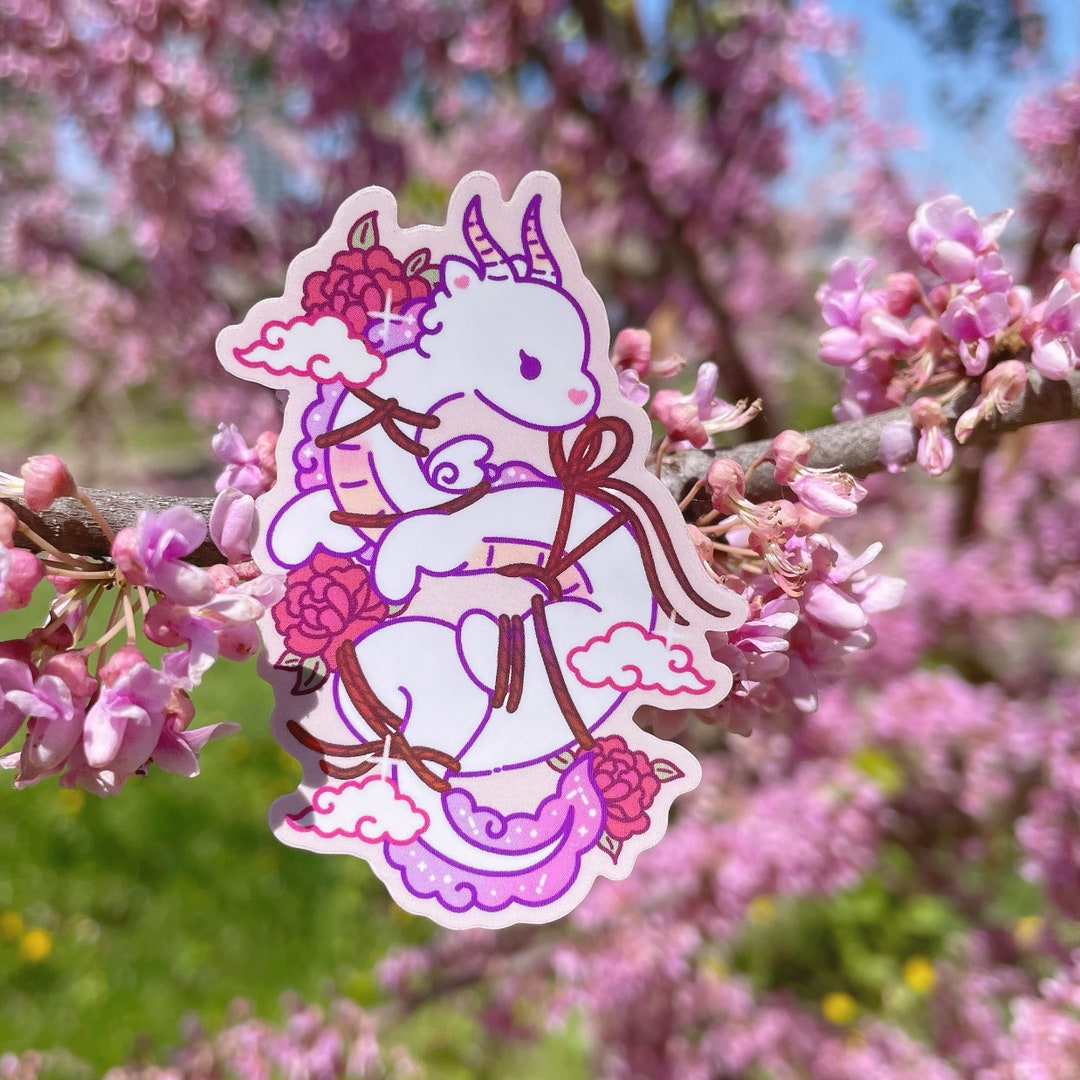 Shibari Dragon Holographic Sticker, Vinyl Sticker - Etsy