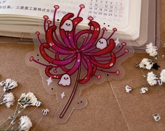 Spider Lily Sticker - Etsy