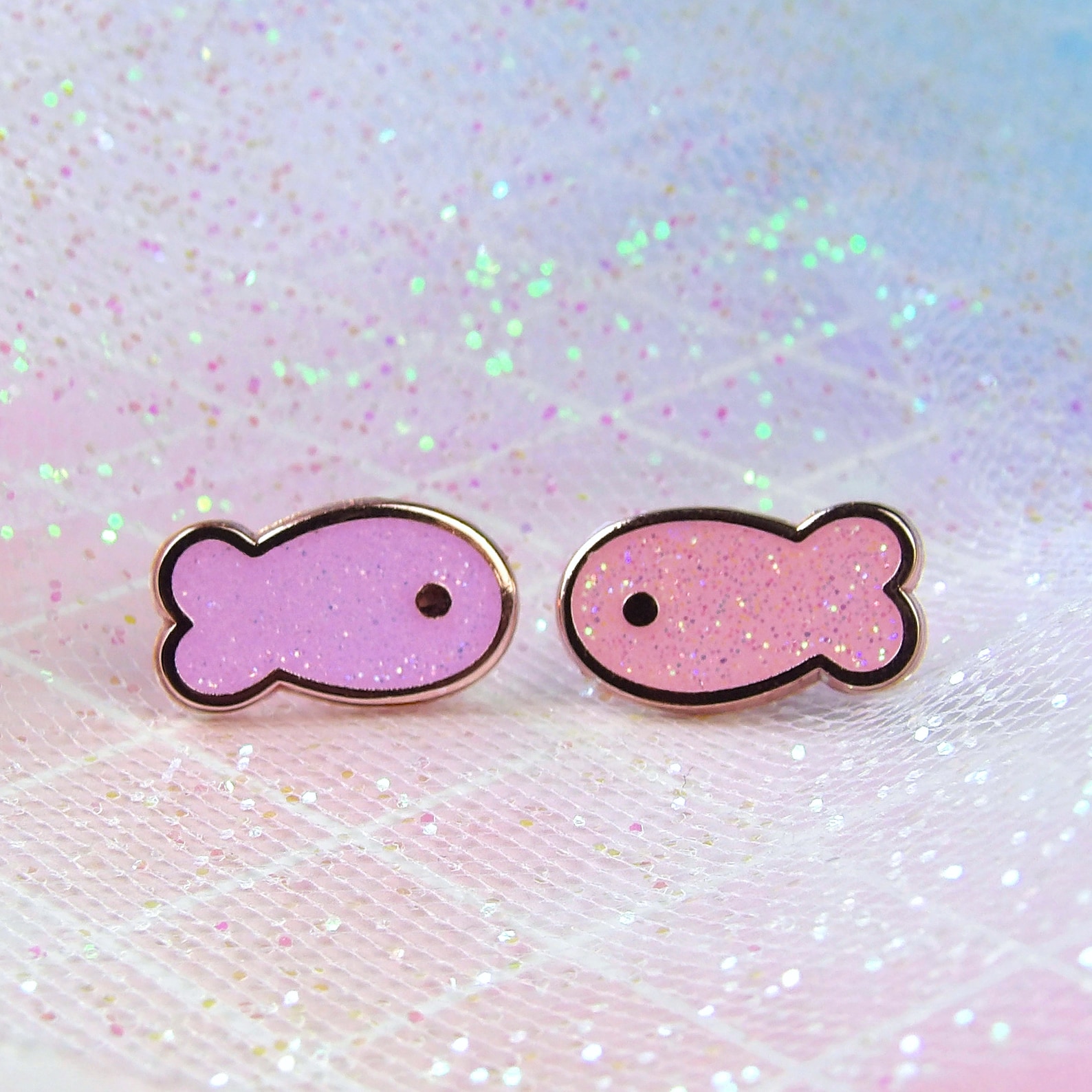 Glitter Fish Mini Pins - Etsy Canada