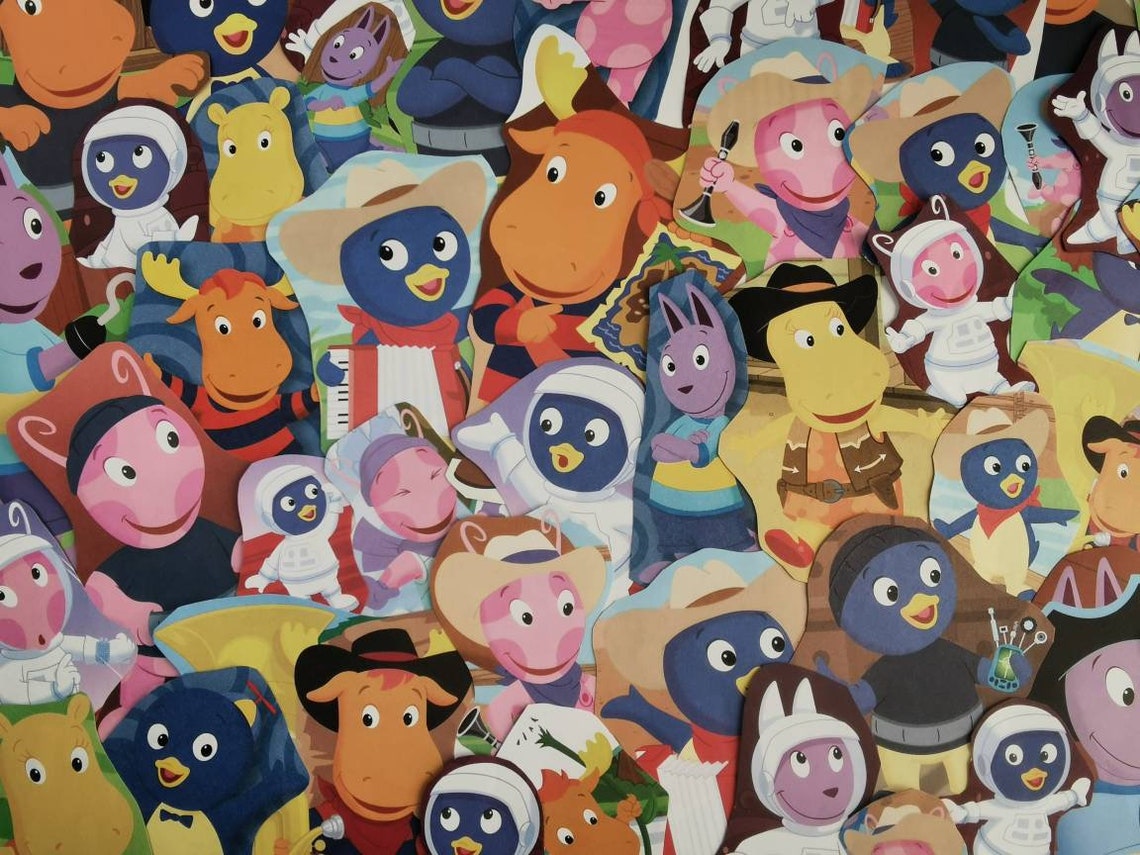 25 Upcycled Die Cut Backyardigans Graphics Paper Cutouts | Etsy