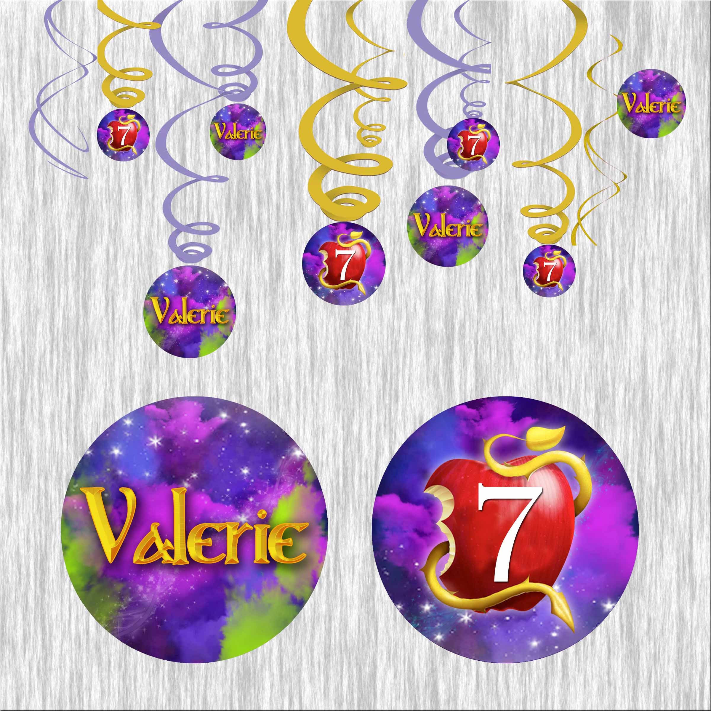 Party Supplies Descendants Welcome Sign 12x18in Banners & Signs etna.com.pe