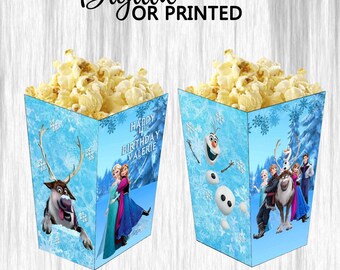 Frozen Popcorn Box | Etsy