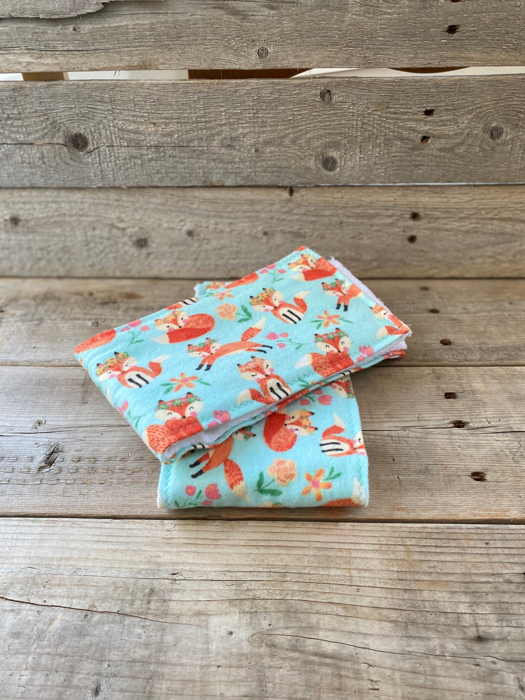 Fox Burp Cloth - Etsy