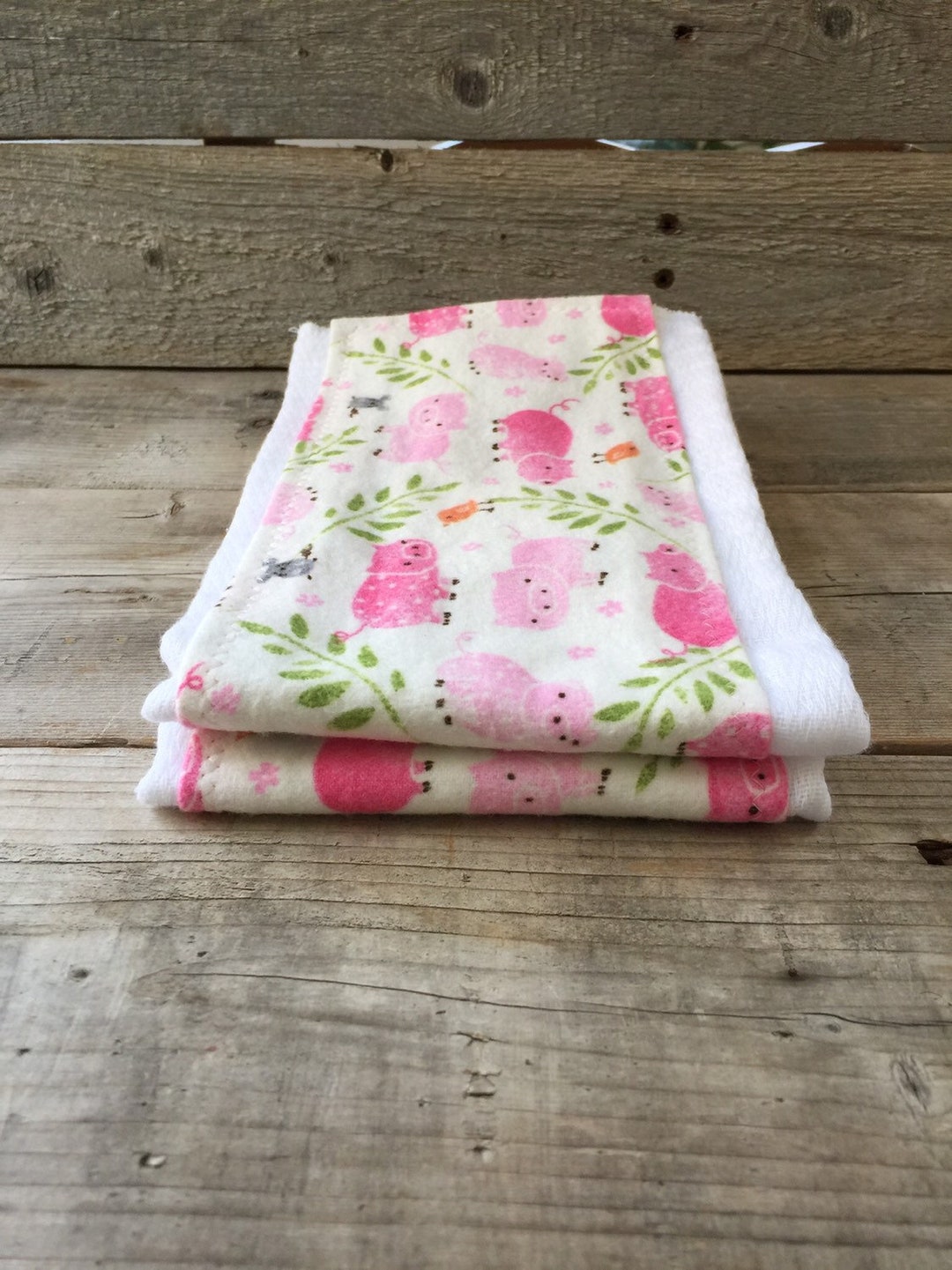 Handmade Pig Burp Cloth - Etsy