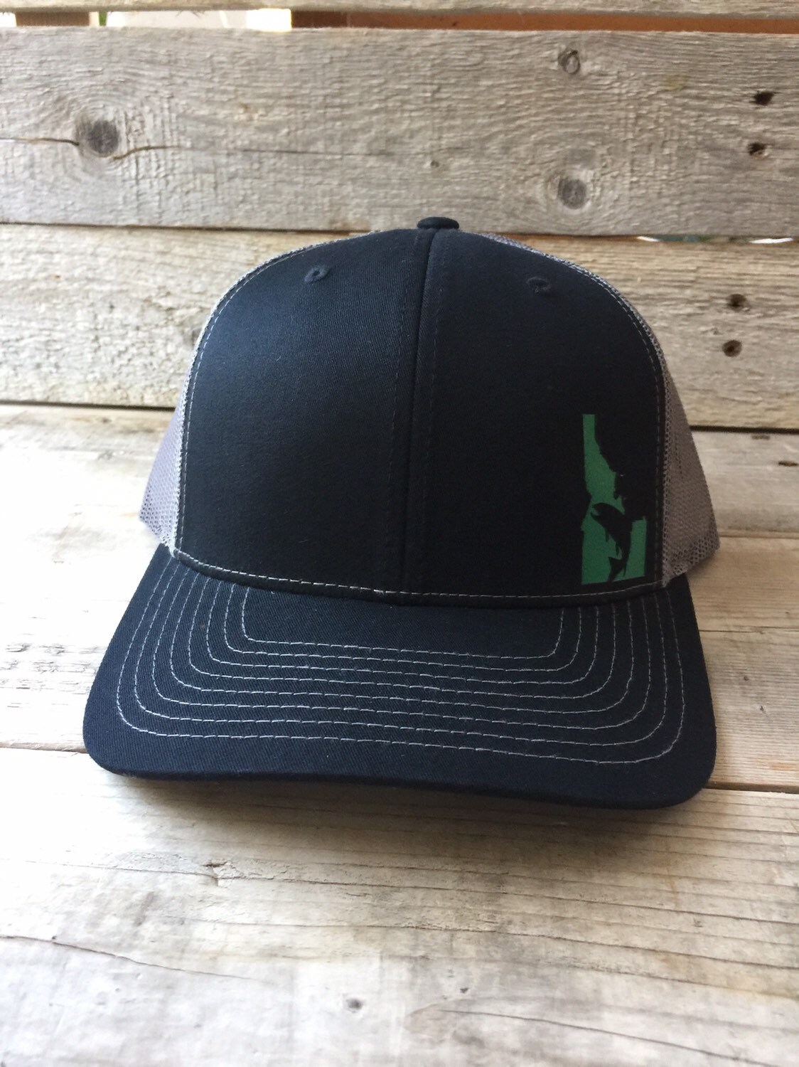 Custom State With Fish Hat - Etsy