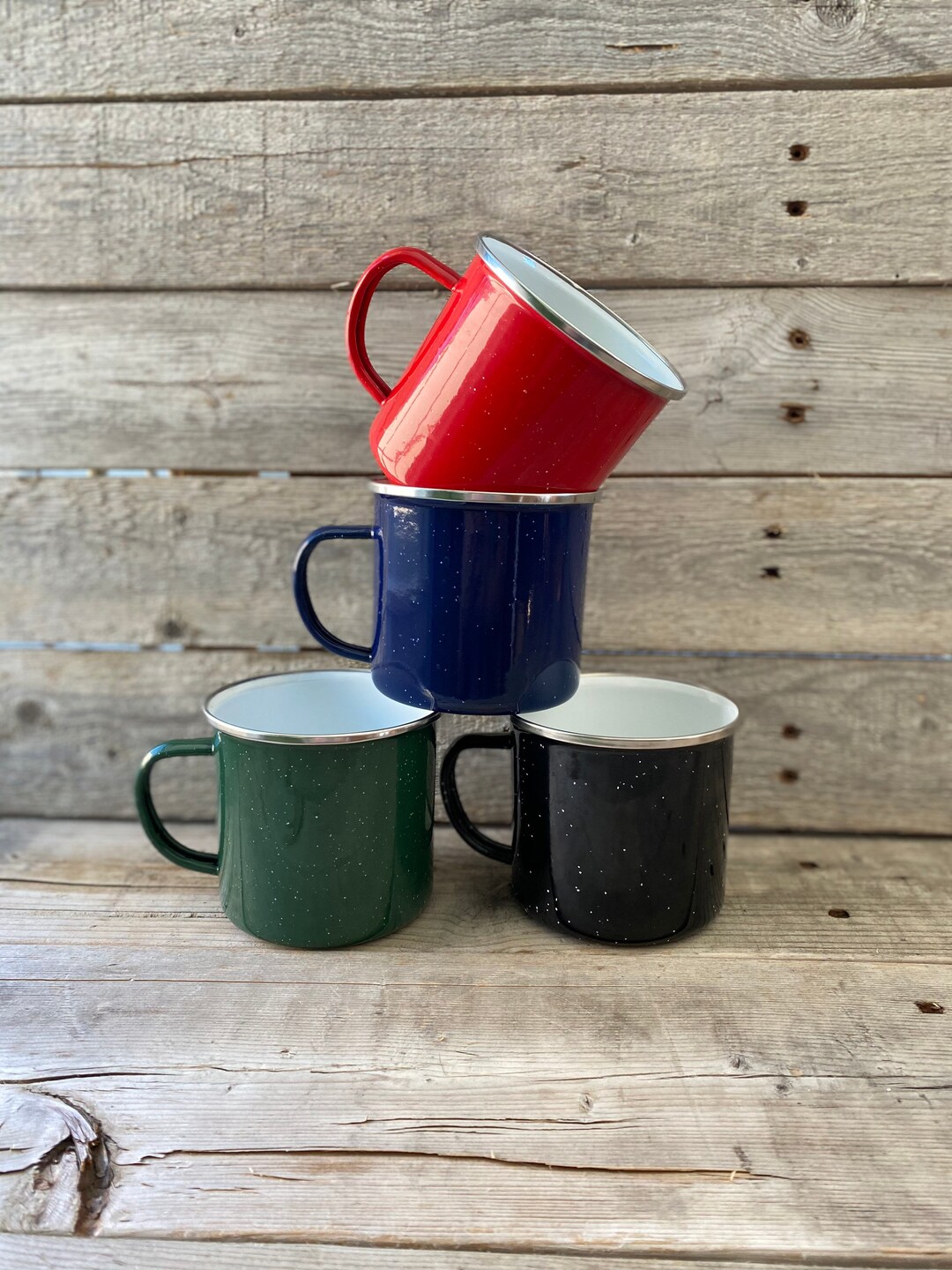 Large Enamel Mug - Etsy