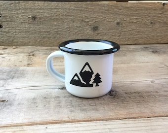 Enamel Shot Glass | Etsy