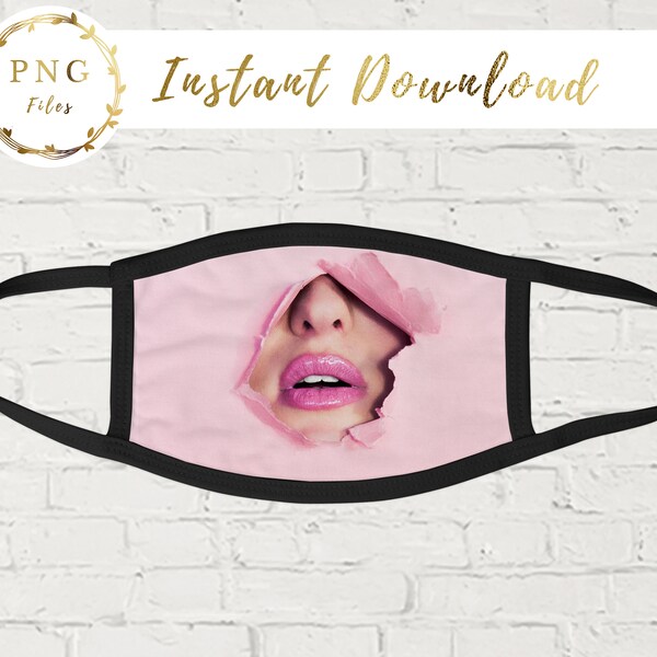 Mouth Mask Lips - Etsy