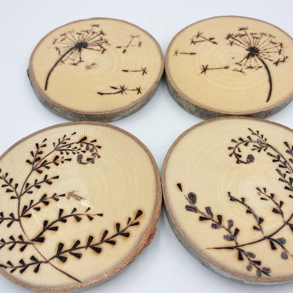 Wood Burning Coaster - Etsy