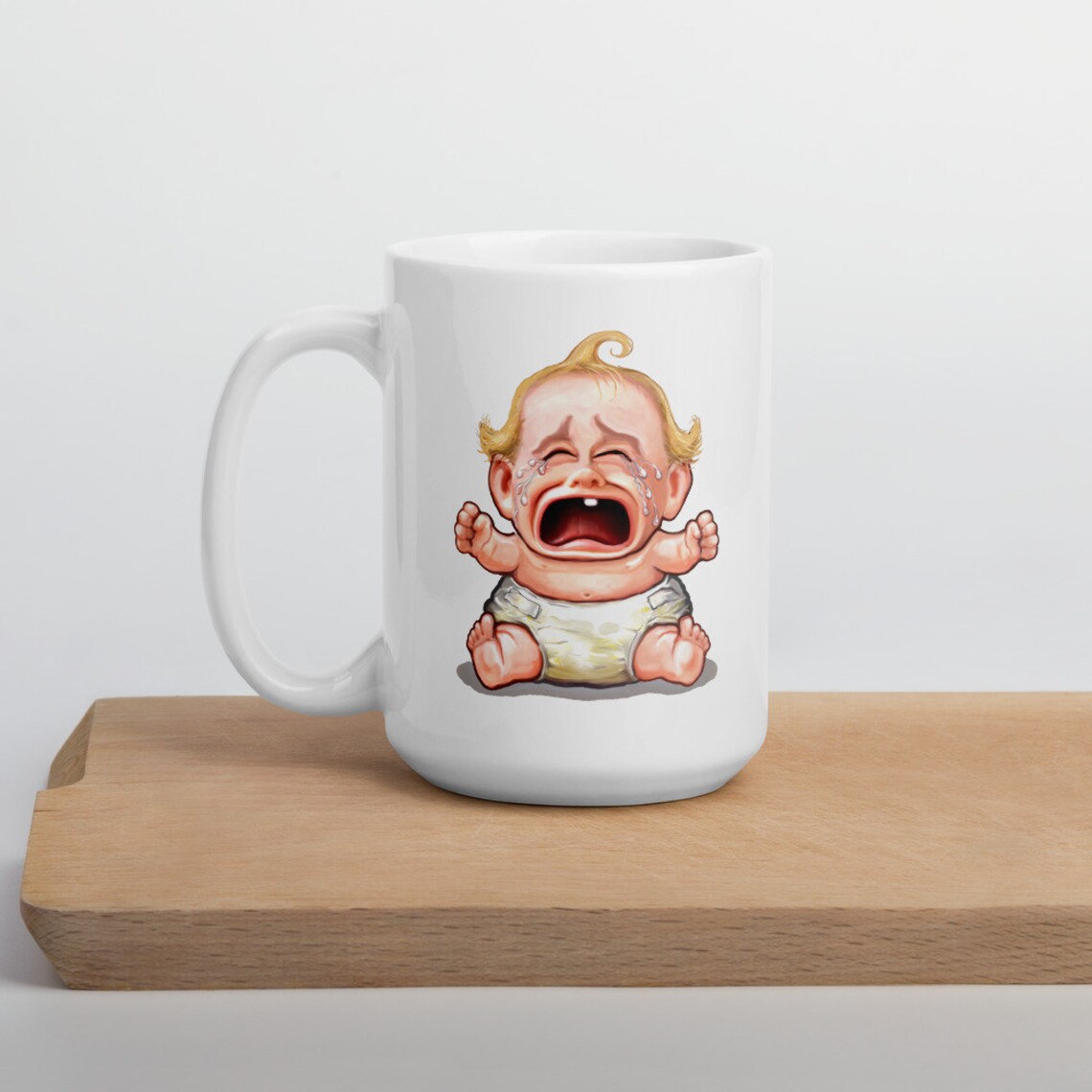 Cry Baby Mug funny crying baby coffee mug | Etsy