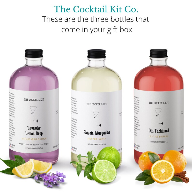 Cocktail Gift Box Craft Cocktail Kit Gift Box Cocktail Kit | Etsy