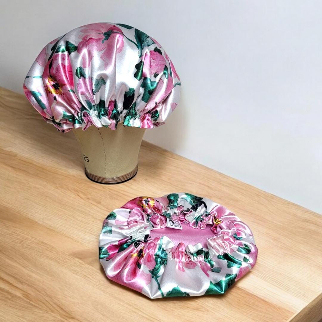 Pink Floral Mommy and Me Bonnet Set, Baby Bonnet, Adult Bonnet, Bonnet ...