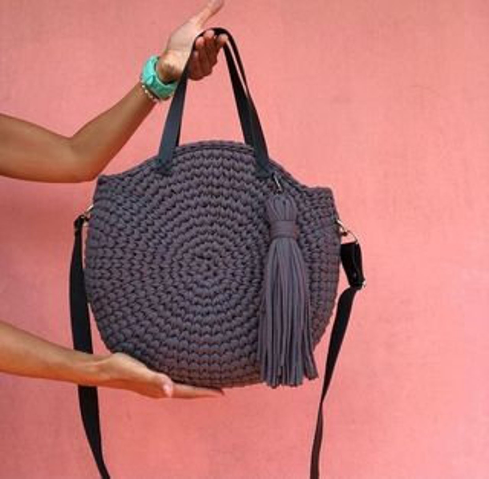 Crochet Pattern Crochet Bag VIDEO Tutorialcircle - Etsy