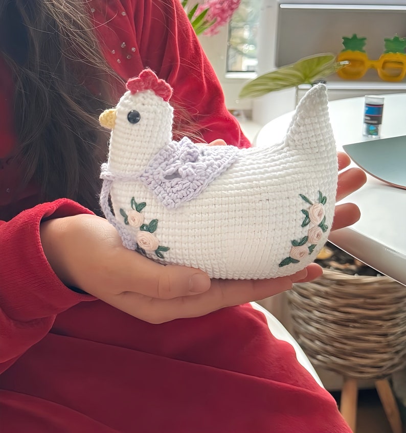 Crochet Chicken Pattern, Easter Crochet - Etsy
