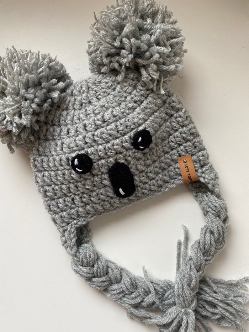 Crochet Hat Pattern Crochet Koala Hat Pattern/ Crochet Animal - Etsy
