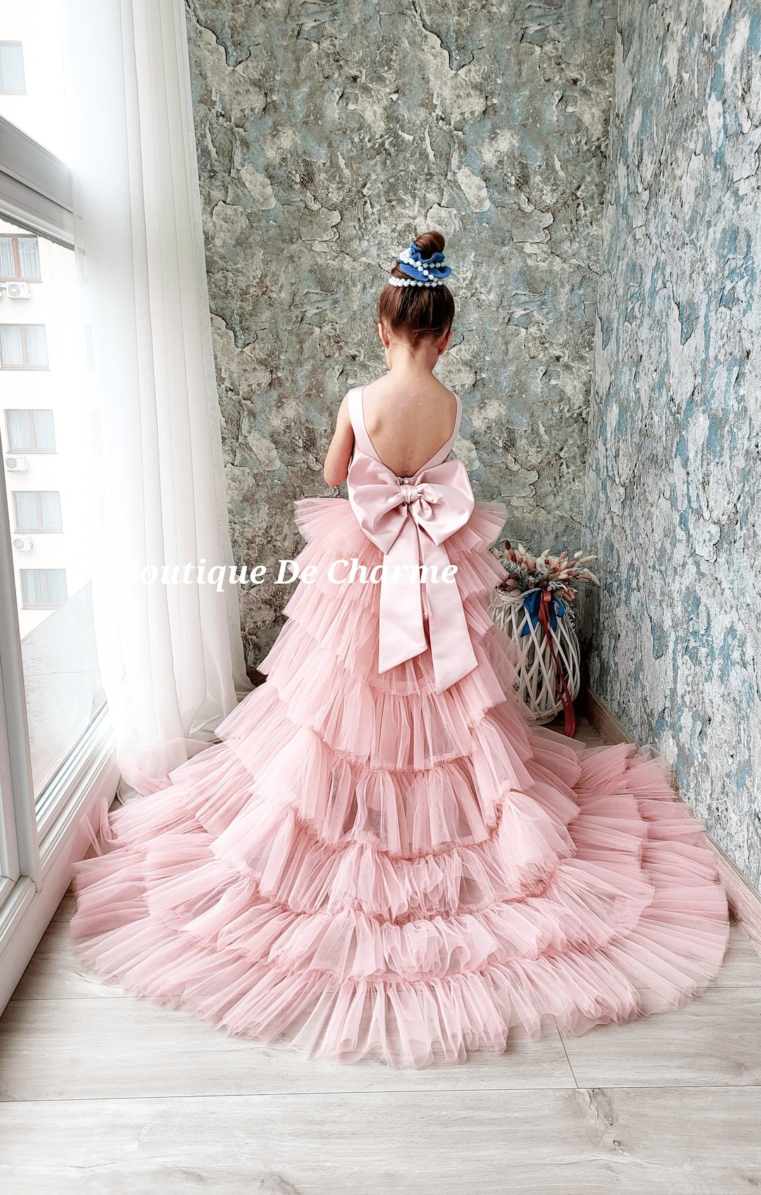 Princess Flower Girl Dress, Tutu Dress,flower Girl Dress Satin,white ...