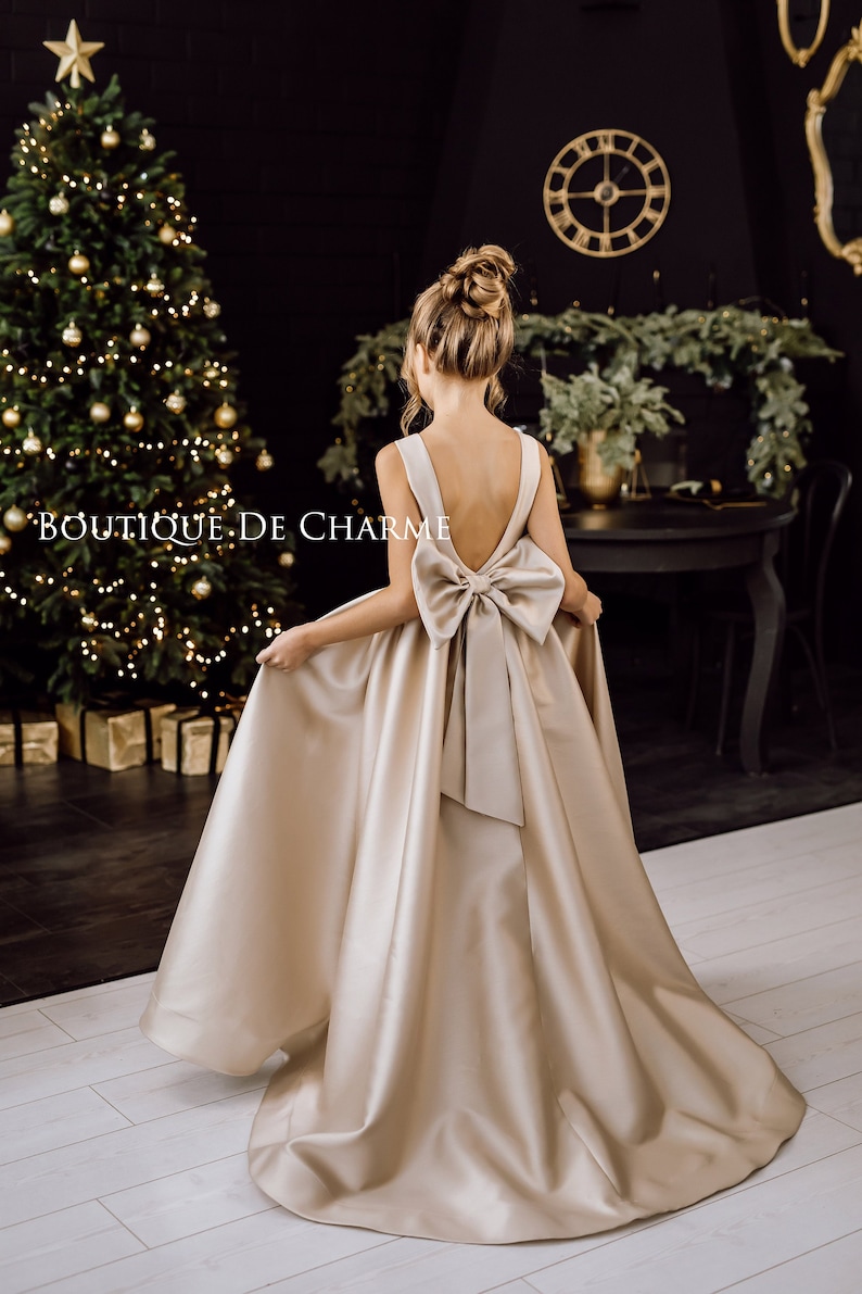 Princess Flower Girl Dress First Communion Dress Girl - Etsy