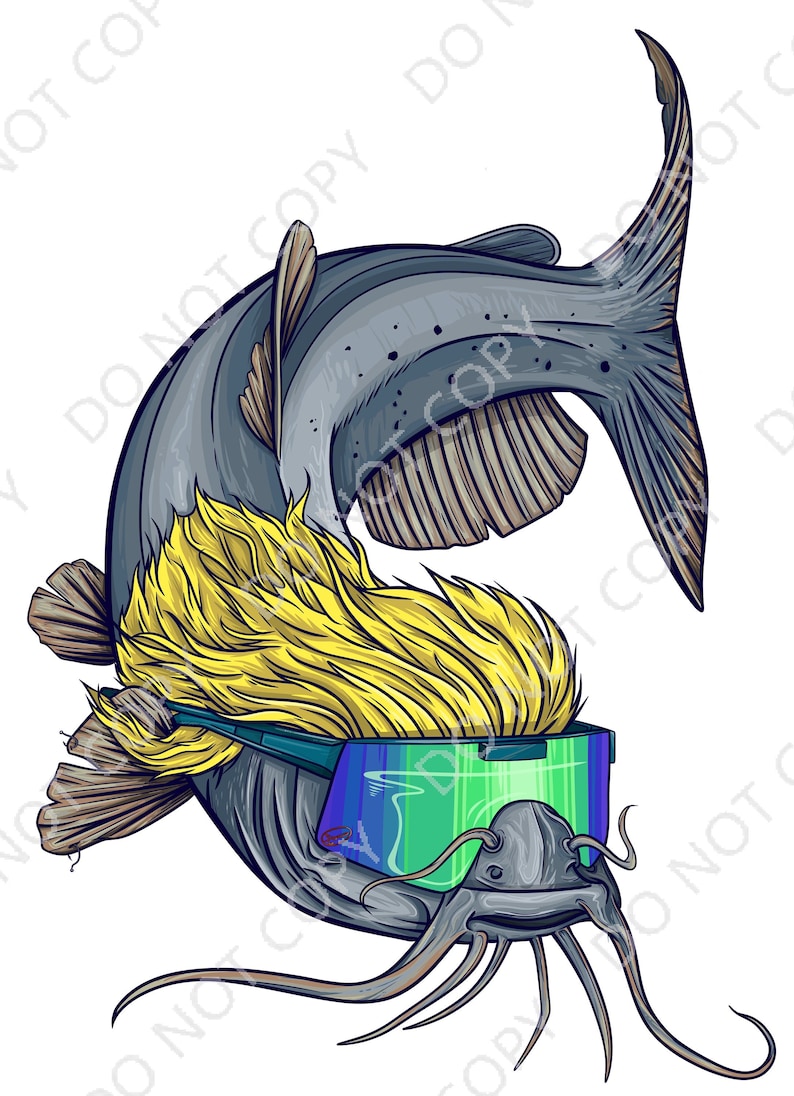 Mullet Catfish Digital Download - Etsy