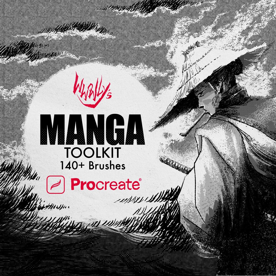 140+ Manga Brushes for Procreate - Etsy