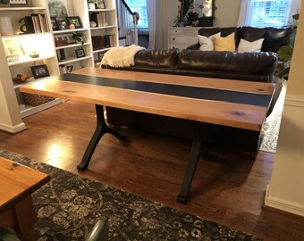 Red Oak Dining Table - Etsy