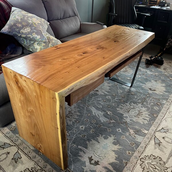 Waterfall Desk - Etsy