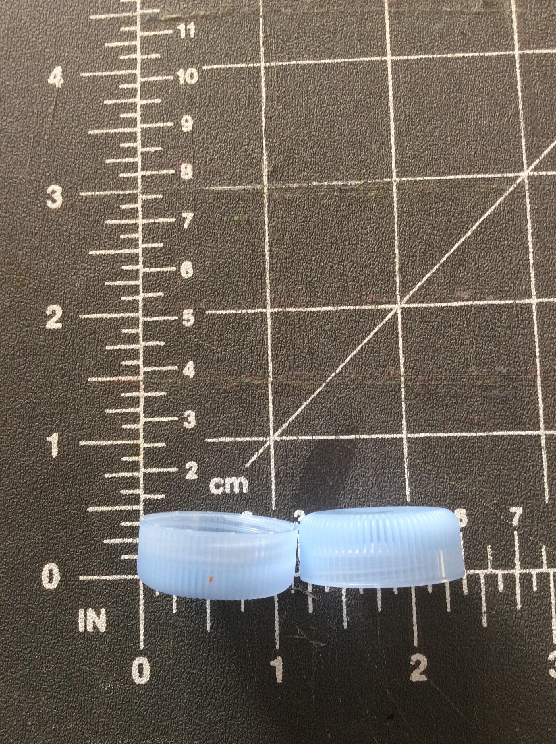 100 Small Blue Water Bottle Caps - Etsy