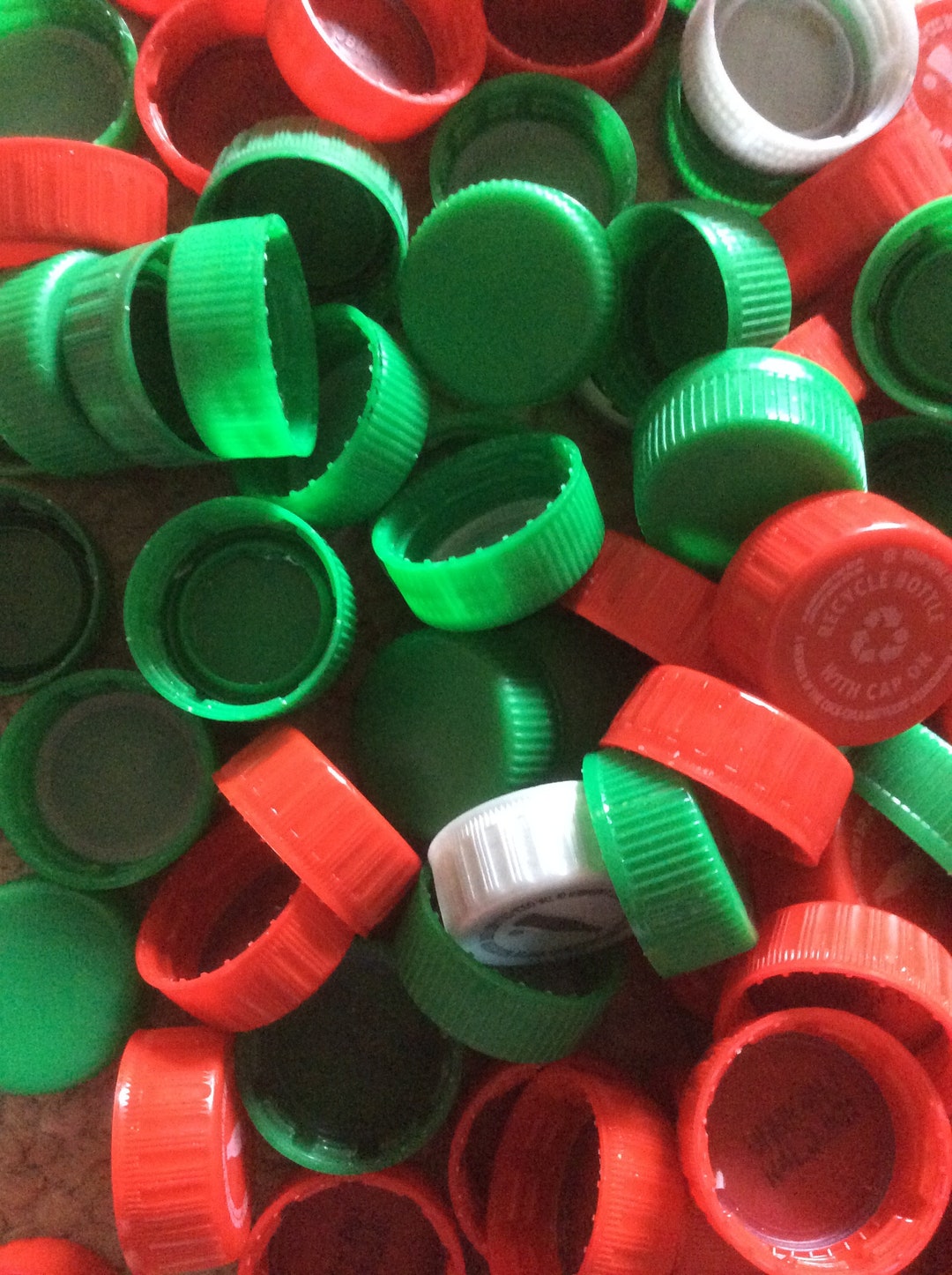 50 Plastic Soda Bottle Caps - Etsy