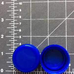 50 Milk Jug Caps - Dark Blue - Etsy
