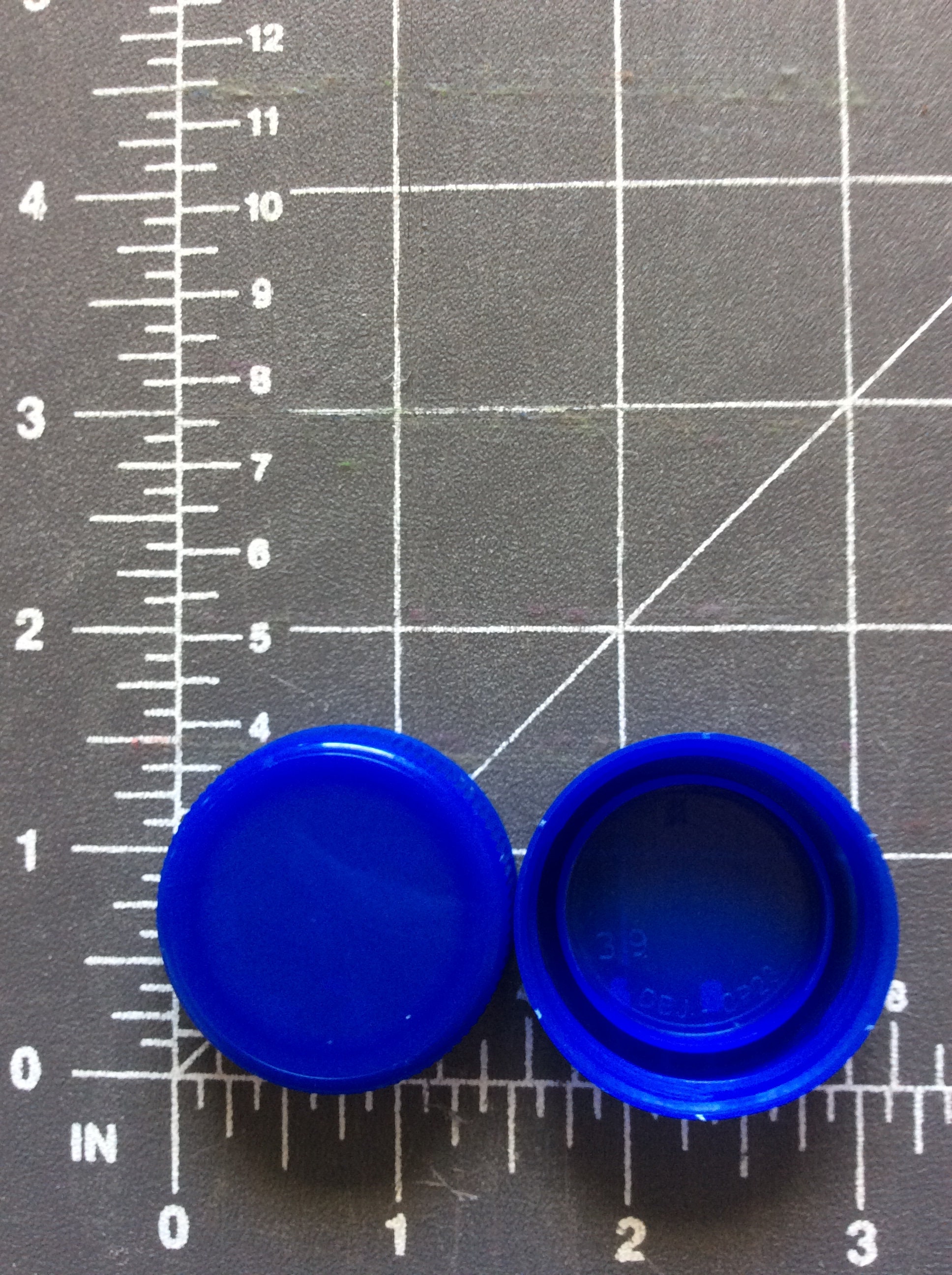 50 Milk Jug Caps - Dark Blue - Etsy