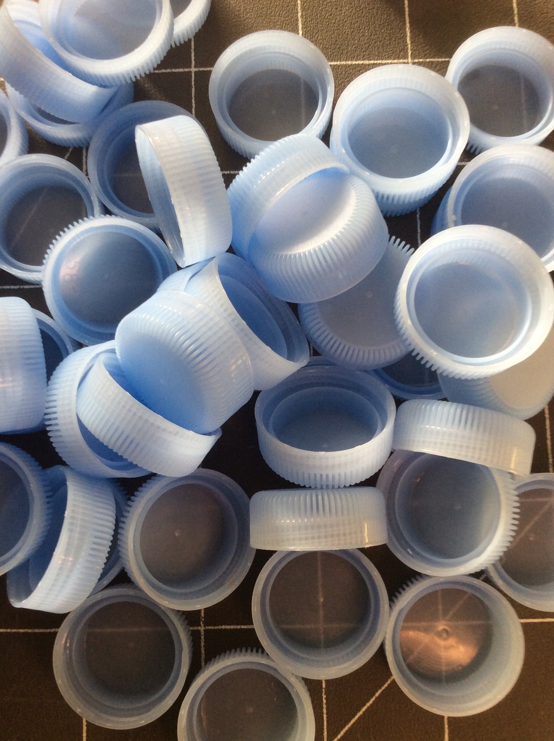 100 Small Blue Water Bottle Caps - Etsy