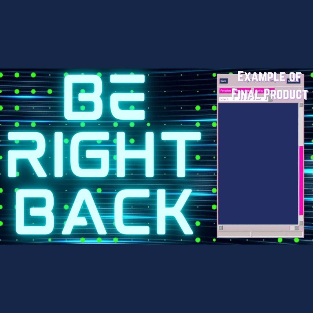 Livestream Video Card Template - Etsy