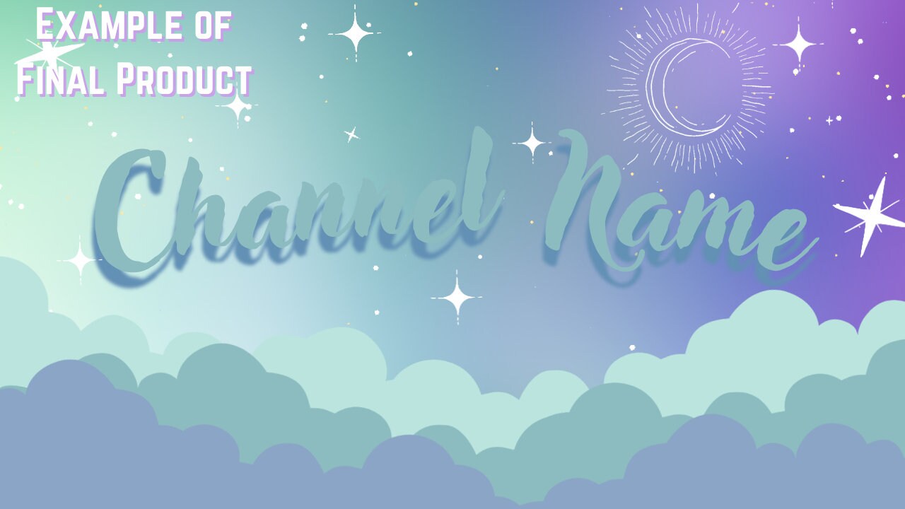 Cloud Sparkle Video Intro Template (digital Download, Canva) - Etsy