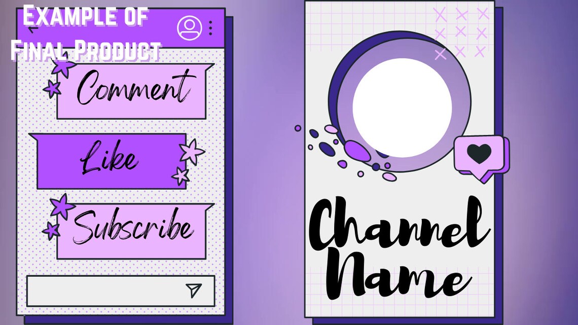 Social Media Graphic Video Outro Template (digital Download, Canva) - Etsy