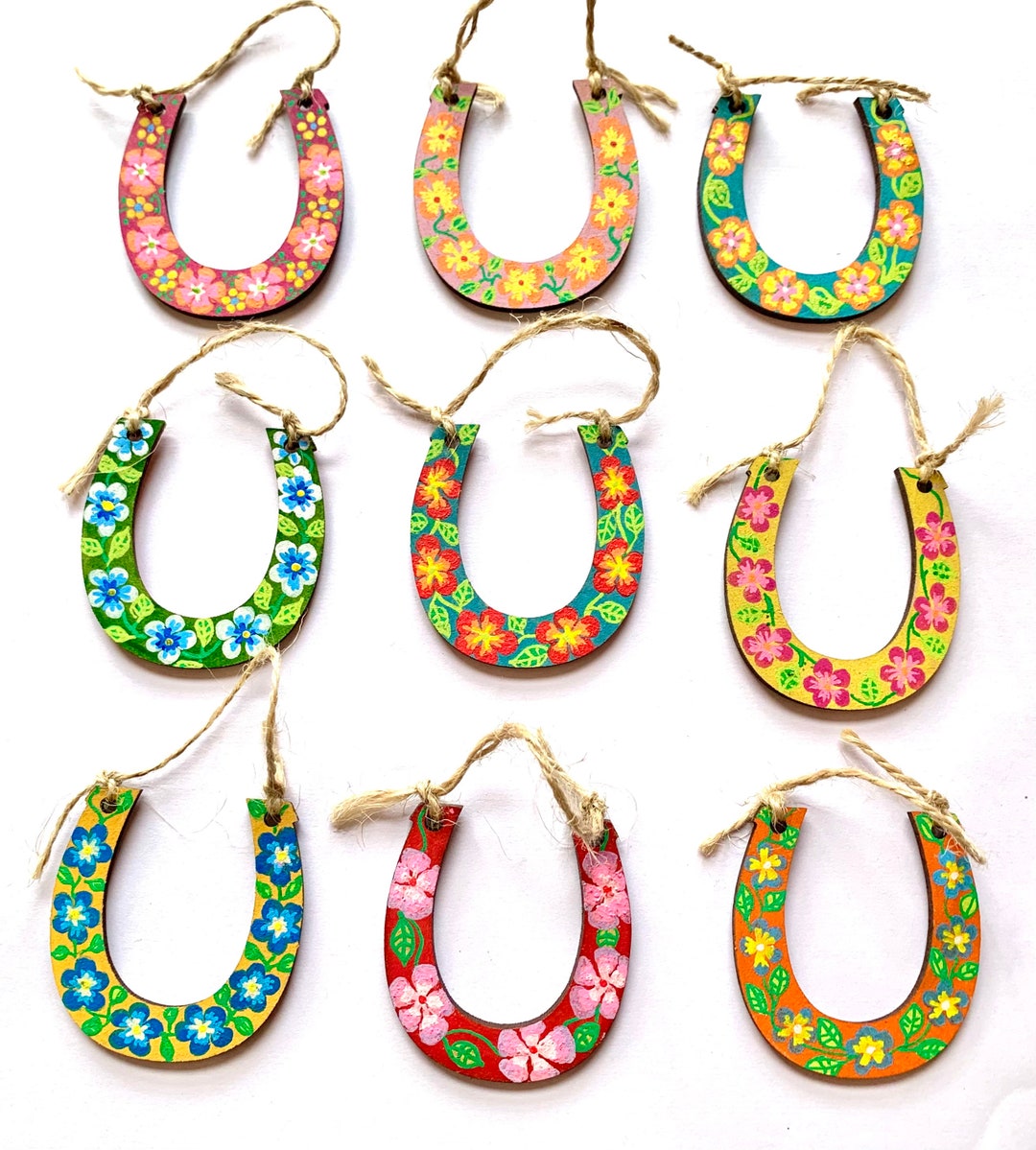 Good Luck Horseshoe Favour, Token - Etsy