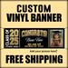 Custom Graduation Banner, Personalized Banner, Class of 2025 GOLD ...
