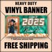 Custom Graduation Banner, Personalized Banner, Class of 2025 Banner ...