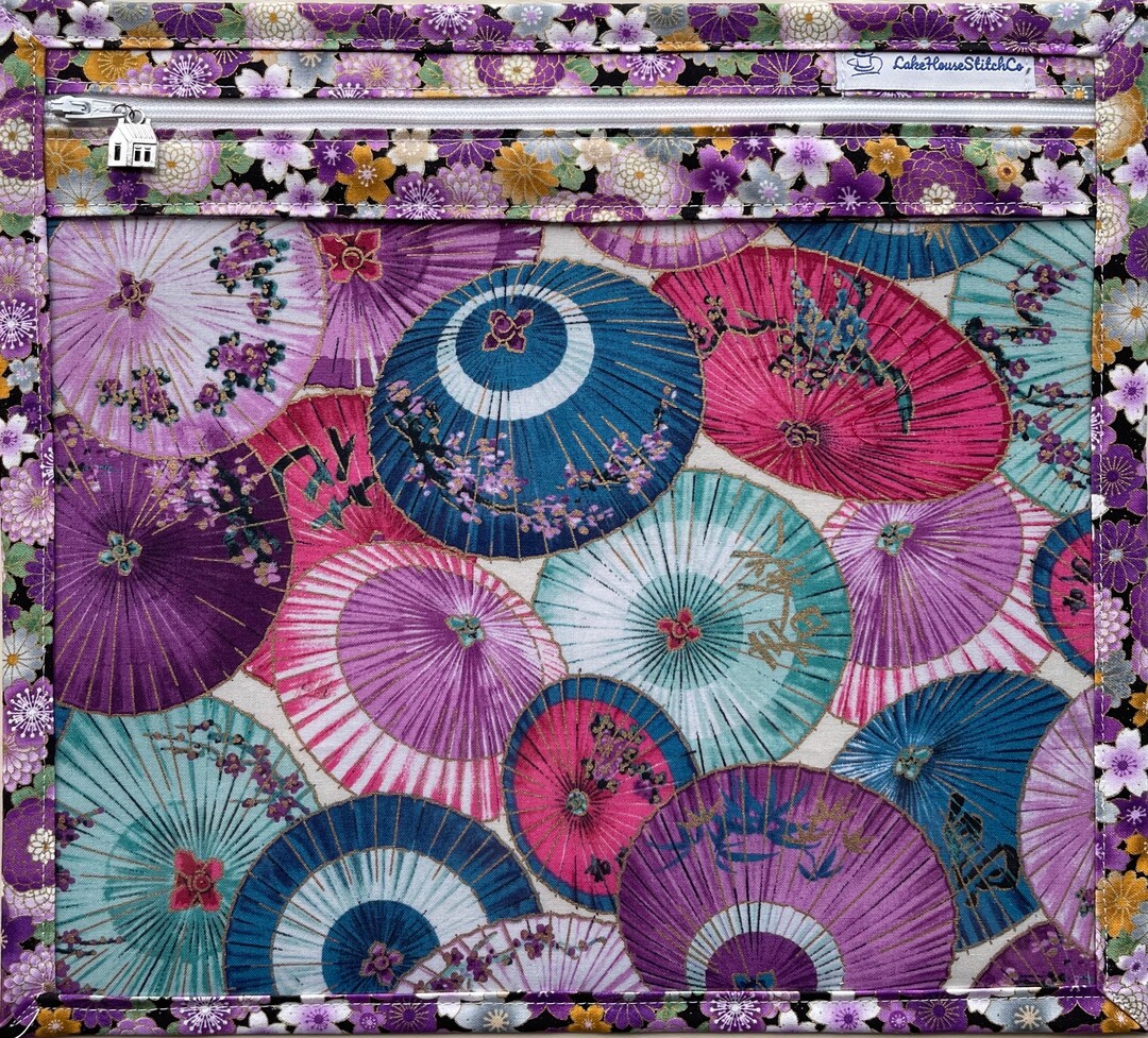 NEW pretty Parasols Project Bag From Our Asian Collection for Cross ...