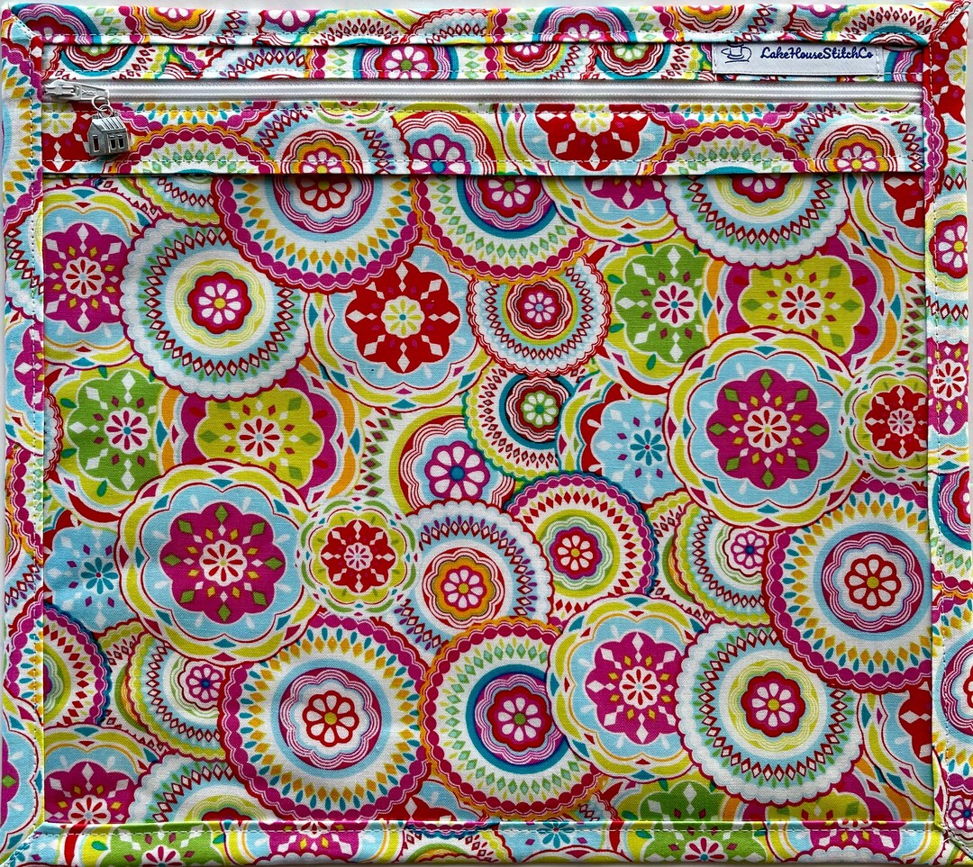 Mandelas Project Bag for Wip/cross Stitch/embroidery/wool Felt Appliqué ...